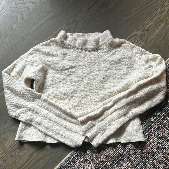 Milly | Sweaters | Milly Cream Knit Sweater | Poshmark